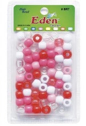 Eden Collection Big Round Hair Beads - 1 pack [Assorted Colors ...